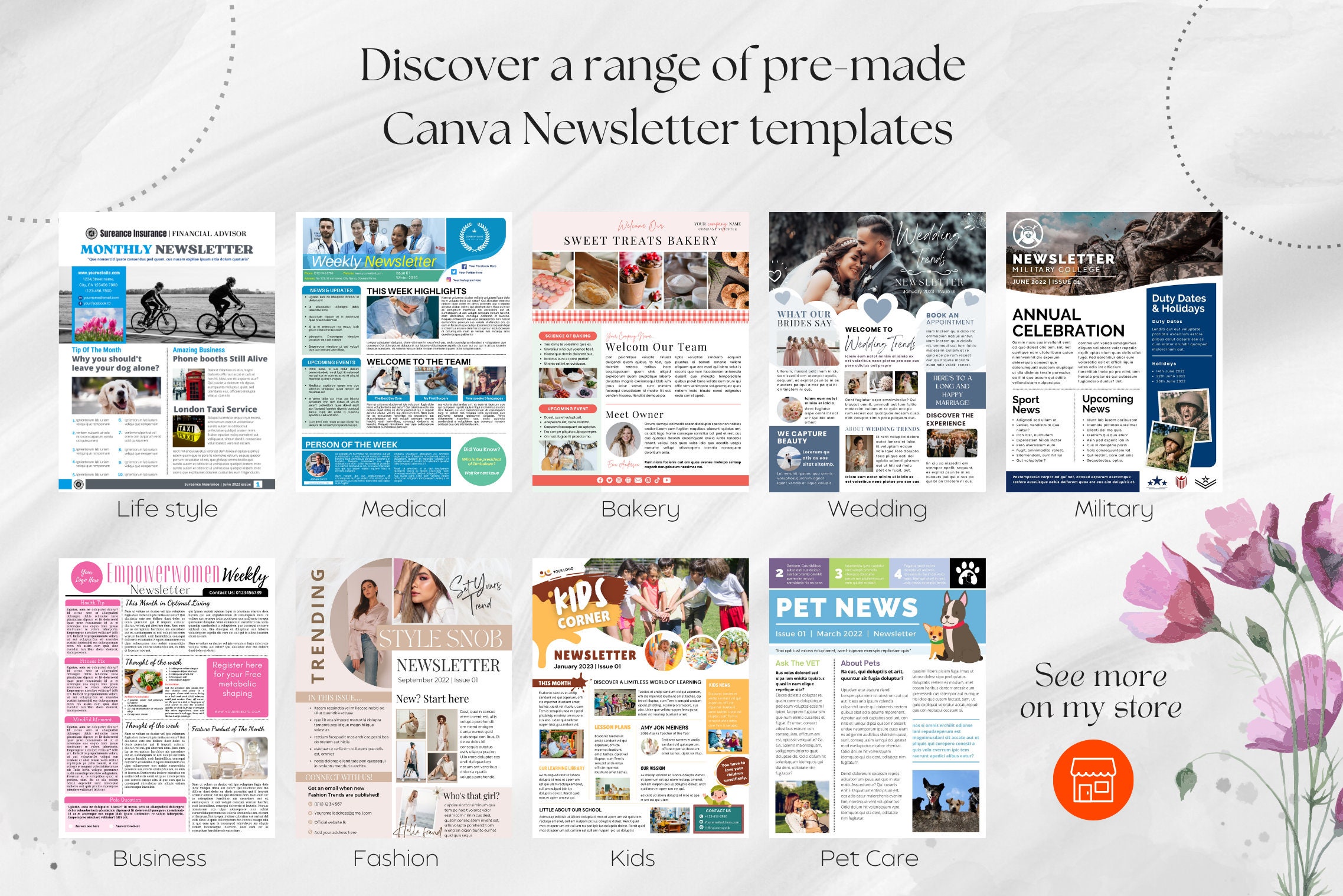 CUSTOM NEWSLETTER Template Design in MS Word, Publisher, Powerpoint ...