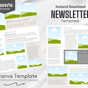 Fashion Email Newsletter Template: Editable Canva Design (digital ...