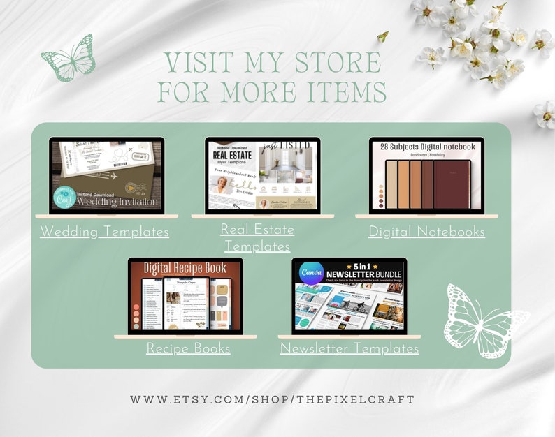 Bakery Email NEWSLETTER TEMPLATE Editable on Canva Digital - Etsy
