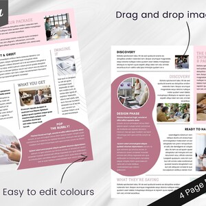 Self-editable Canva Newsletter Template | Digital & Printable | Instant ...
