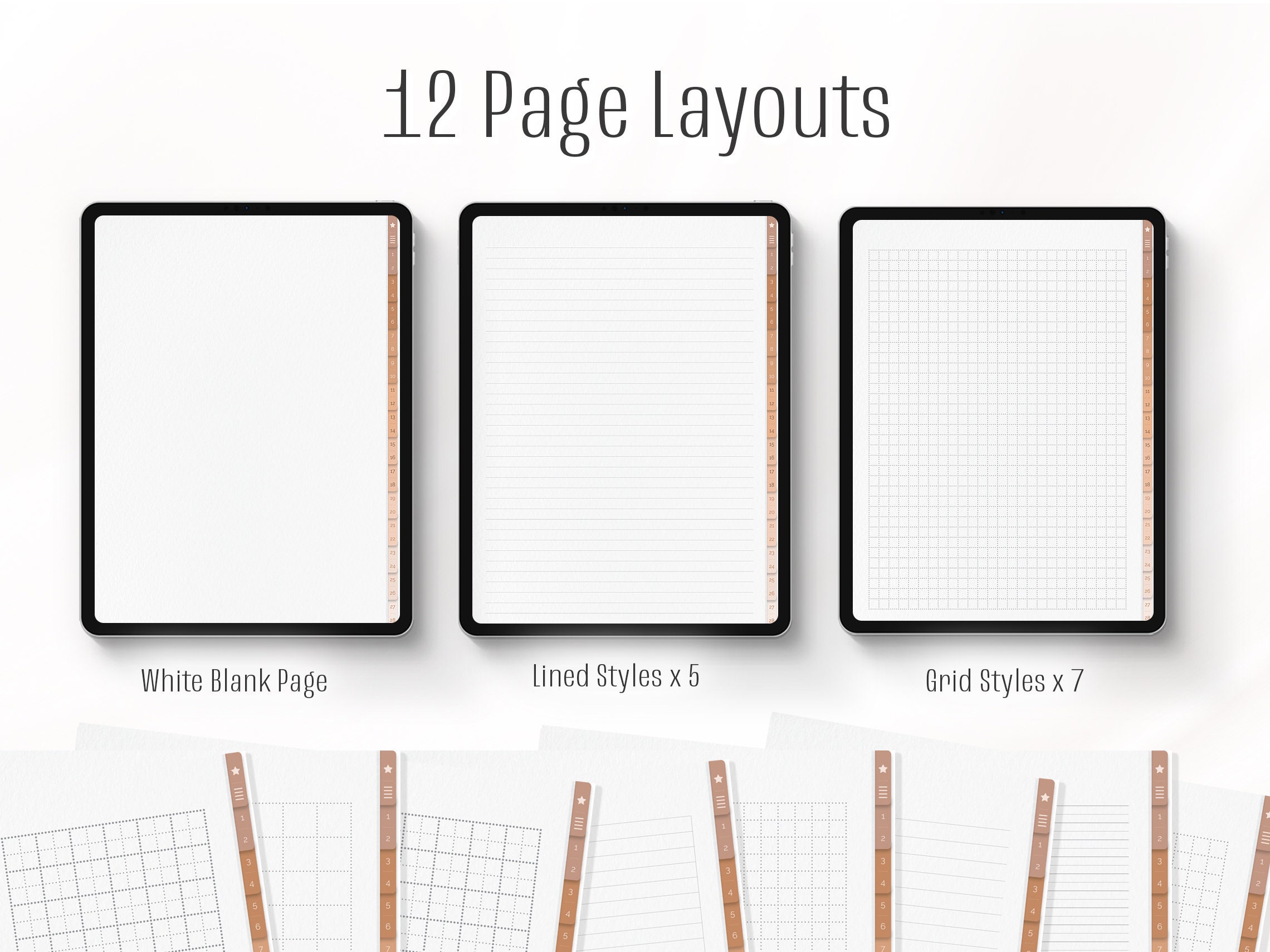 DIGITAL NOTEBOOK Goodnotes 28 Subjects Digital Notability - Etsy