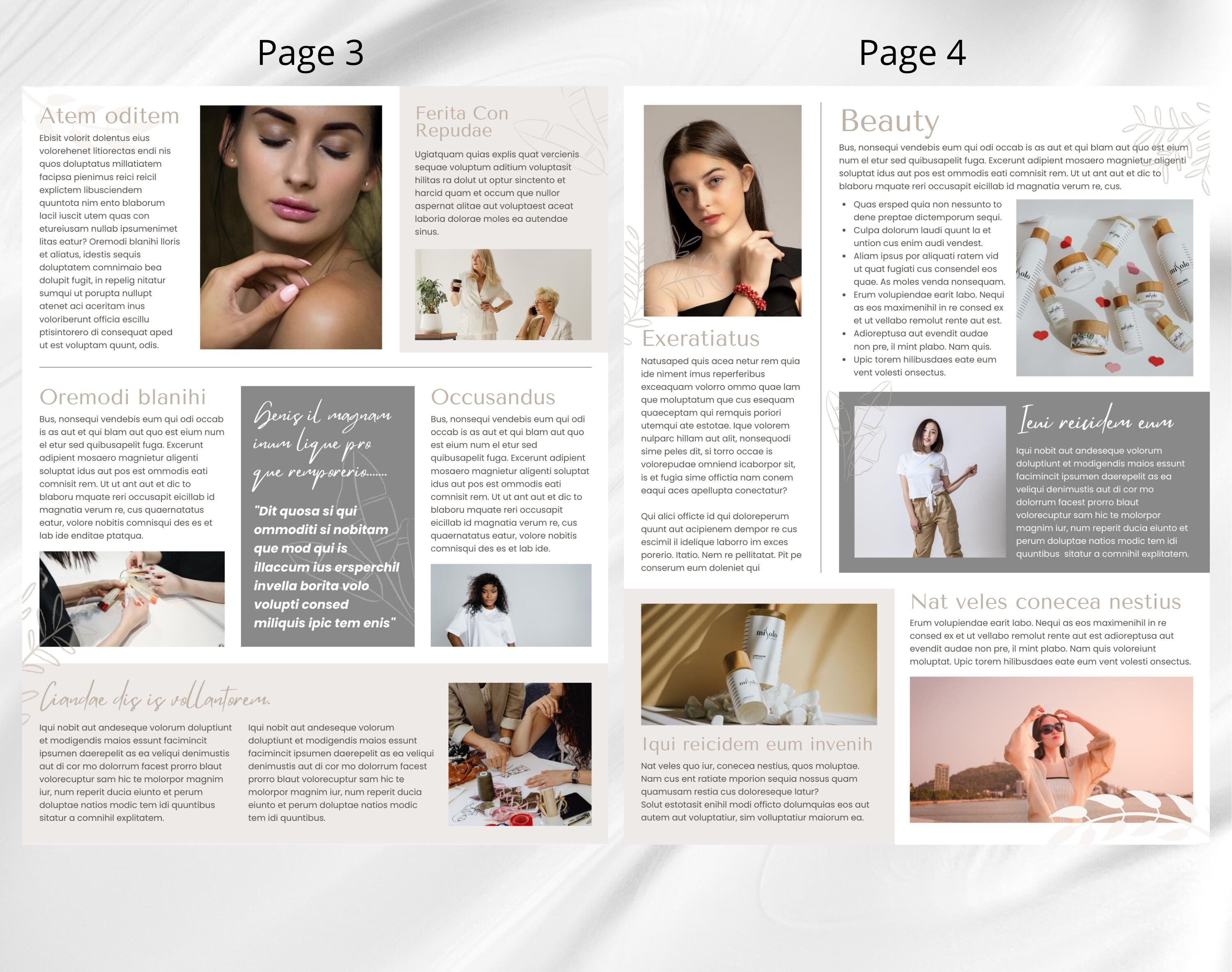 Fashion Email NEWSLETTER TEMPLATE Editable on Canva, Digital and ...