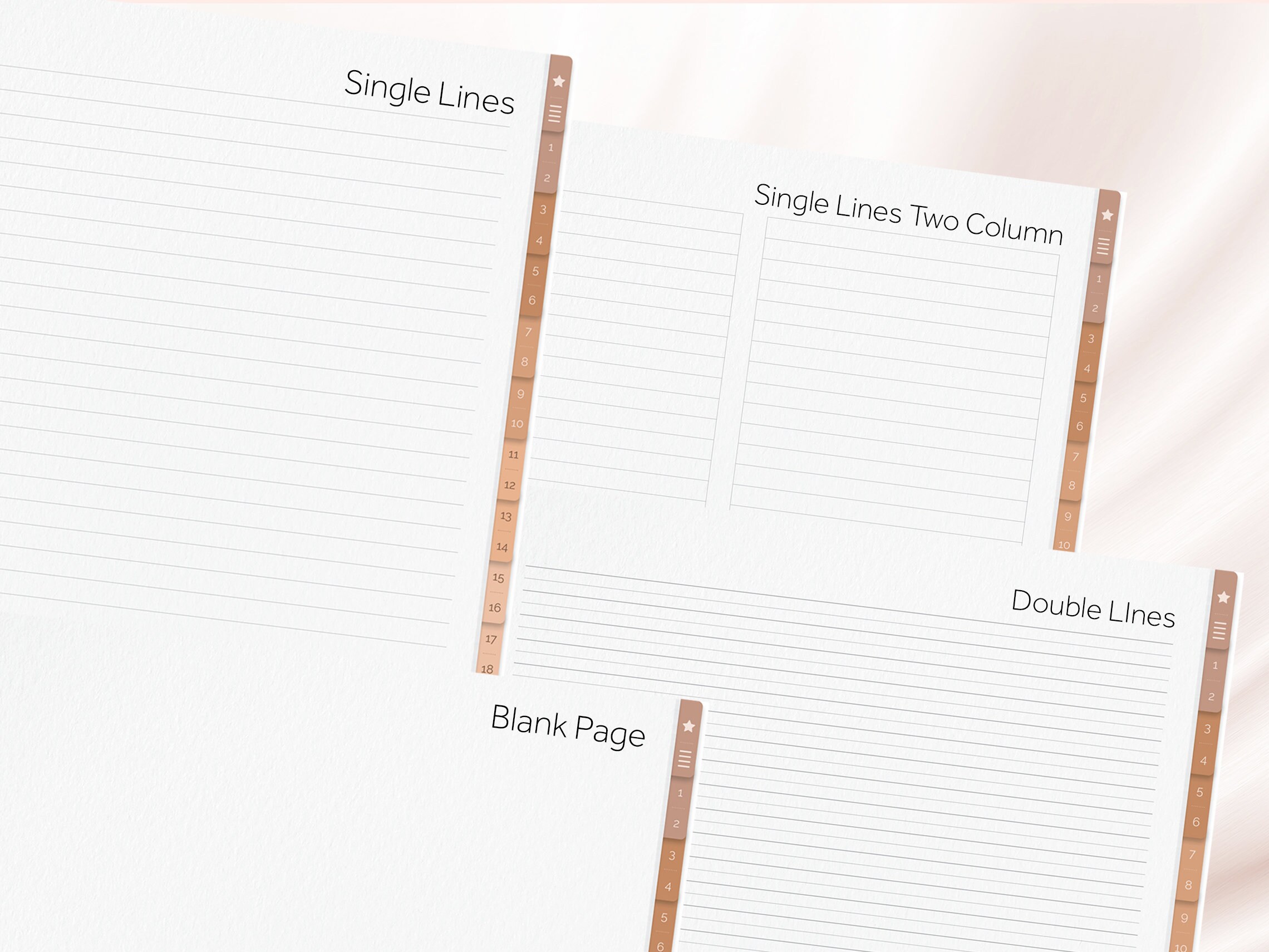 DIGITAL NOTEBOOK Goodnotes 28 Subjects Digital Notability - Etsy