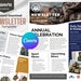 Military Email NEWSLETTER TEMPLATE Editable on Canva, Digital and ...