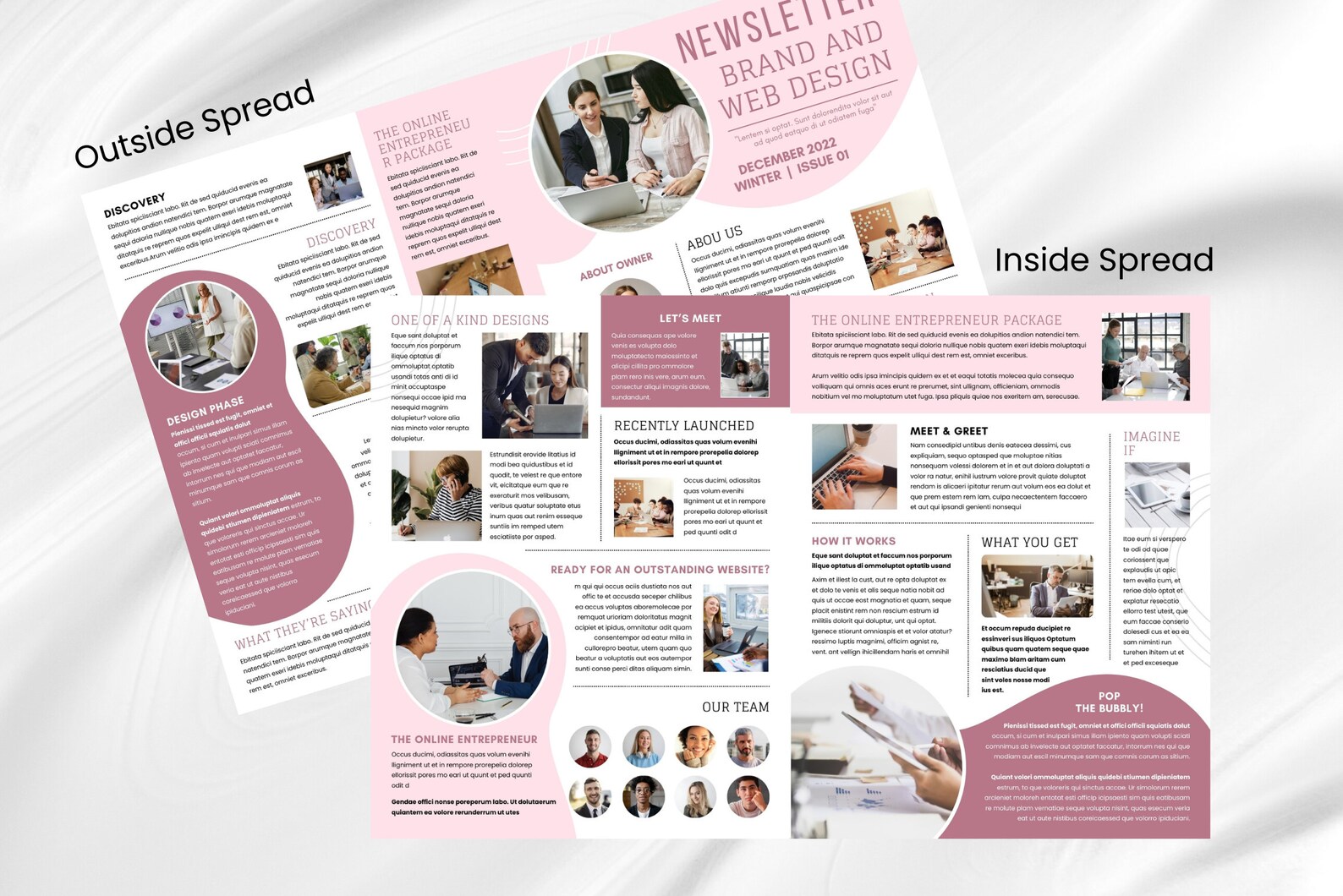 Self-editable Canva Newsletter Template | Digital & Printable | Instant ...