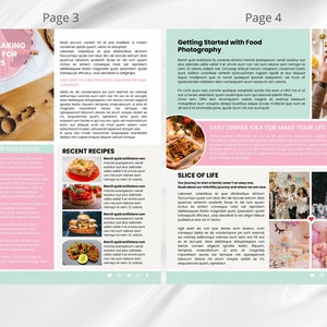 Bakery Newsletter Template: Editable Canva Layout (digital Download) - Etsy