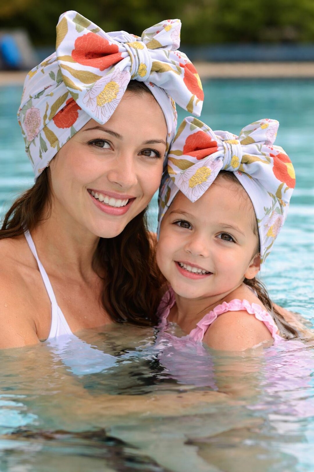 Willow Baby Swim Turban Hat, Baby Swim Hat, Baby Swimsuit, Baby Girl ...