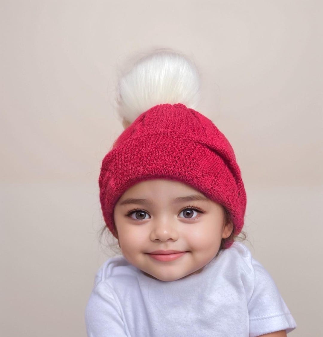 Soft Pom Toques | Matching Mama Mini Beanies | Warm Hats | Mommy and Me ...
