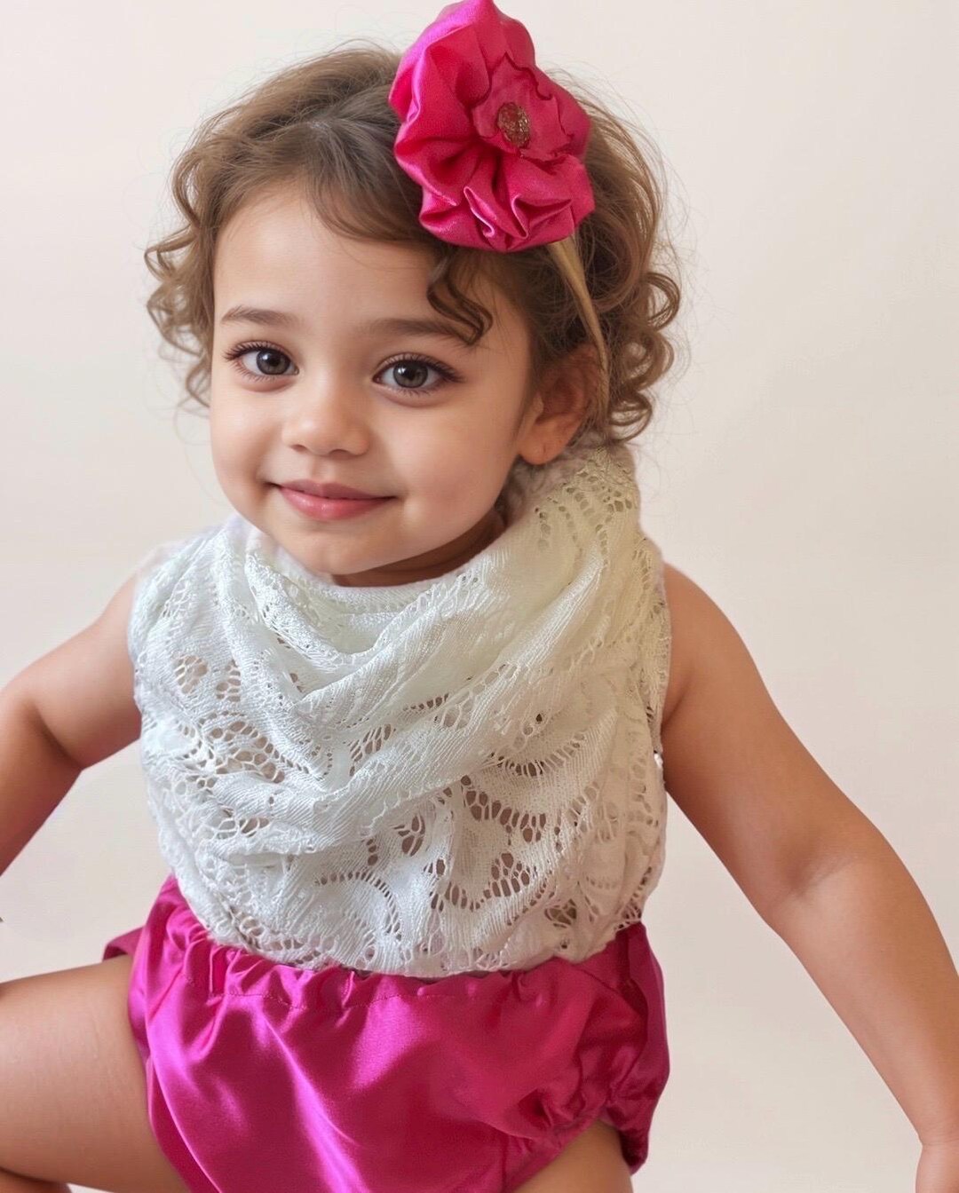 1st Birthday Bloomer, Ivory Bloomer, Satin Pink Bloomer, Birthday ...