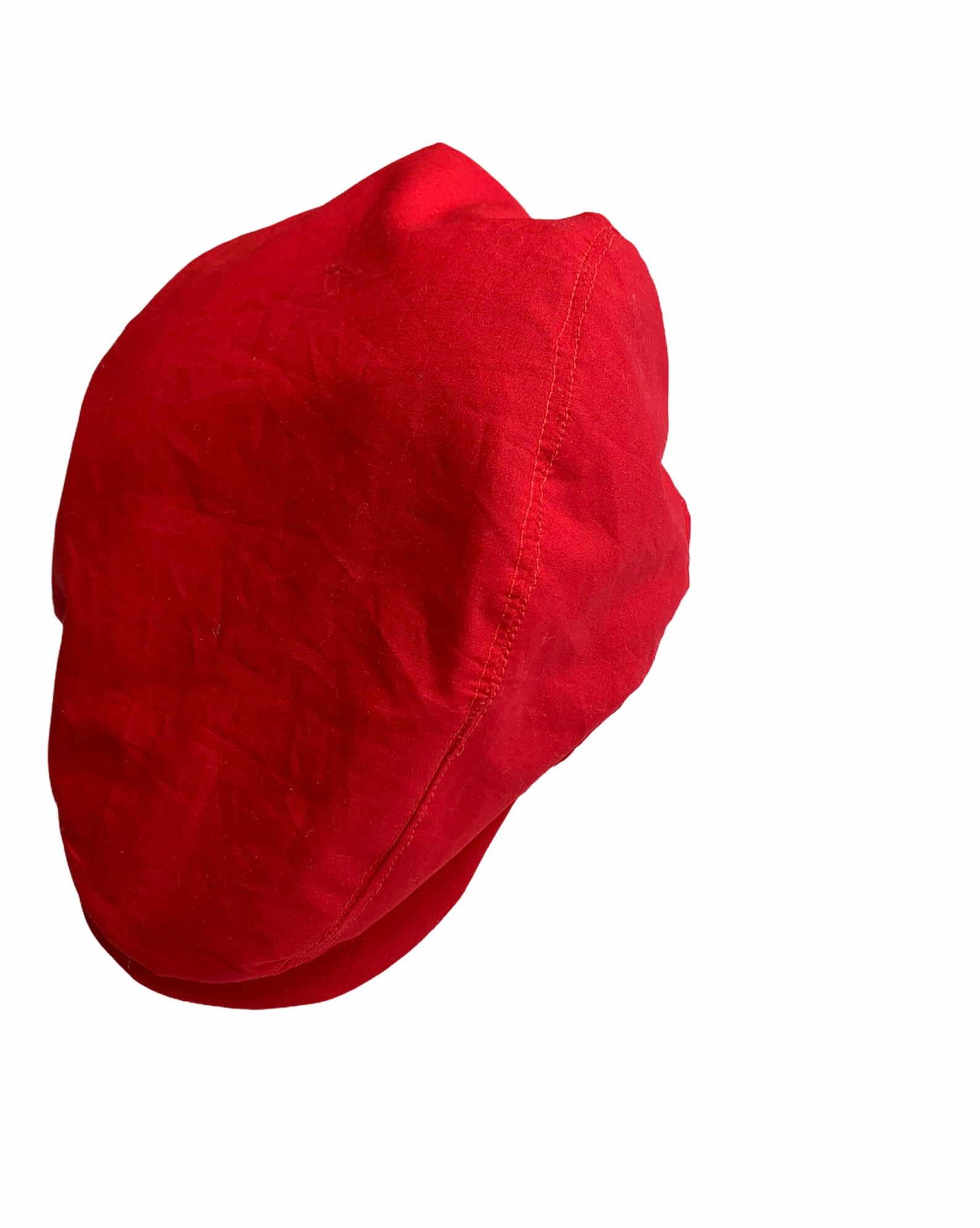Red Flat Cap, Red Newsboy Hat, Birthday Boy Red Hat, Man Red Flat Cap ...