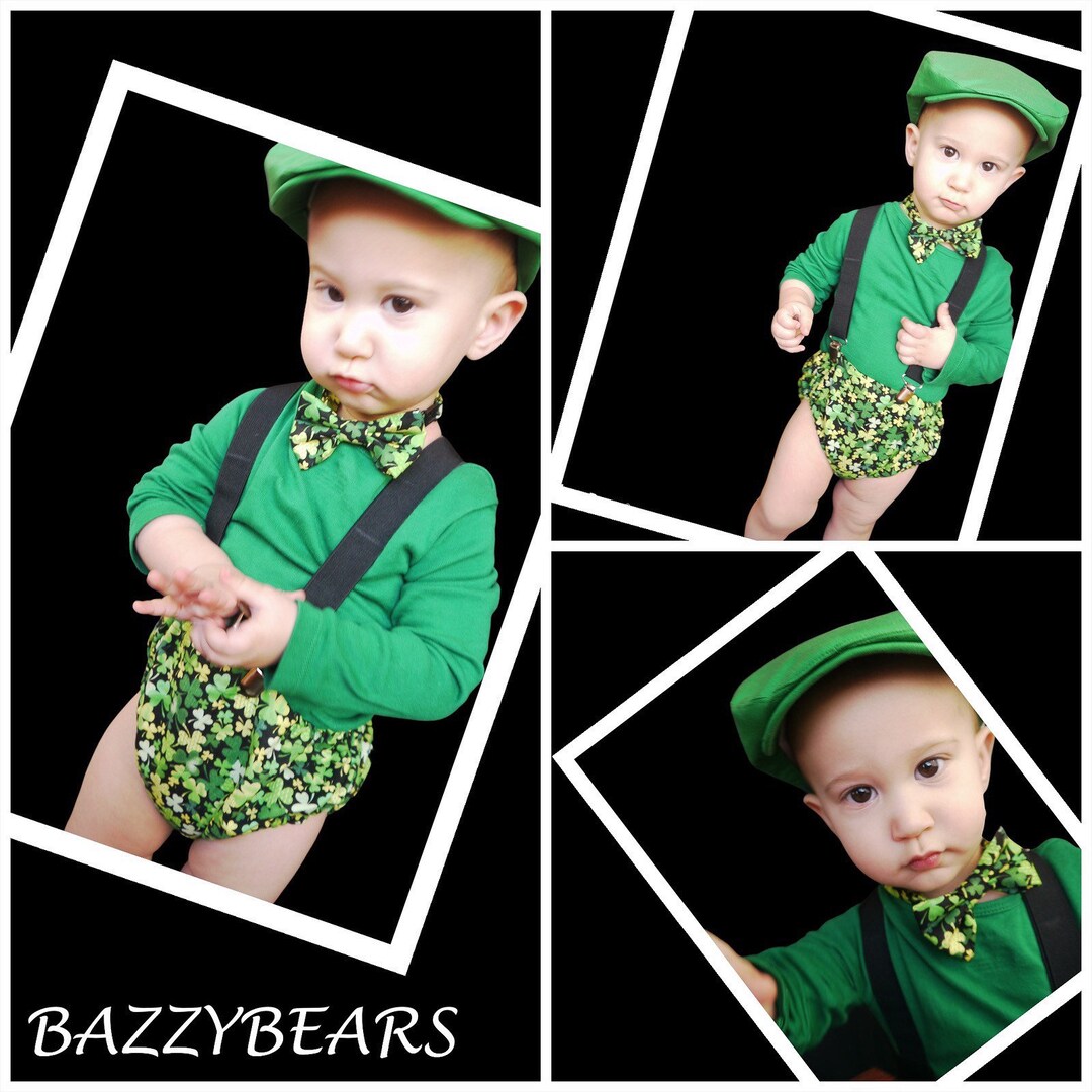 Boy Cake Smash Outfit, Cake Smash Set, St. Patrick’s Day Cake Smash ...
