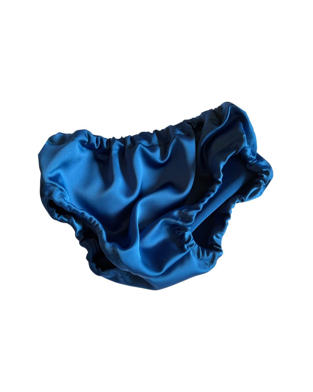 1st Birthday Bloomer, Blue Bloomer, Satin Blue Bloomer, Birthday ...