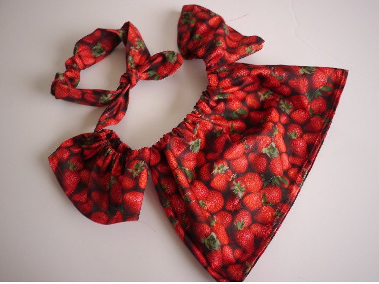 Strawberry off shoulder top, girls strawberry crop top, toddler summer ...