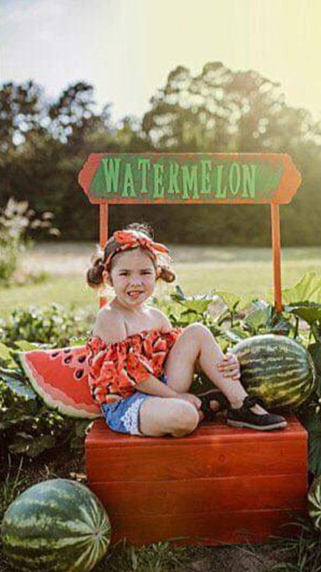 1st Birthday Watermelon Outfit, One in a Melon Birthday Girl Set ...