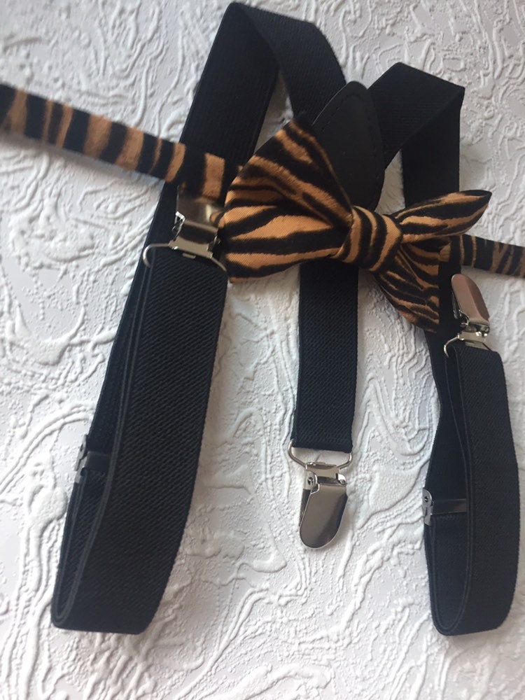 Animal Print bow ties novelty bow ties funny bow ties Tiger print bow ...