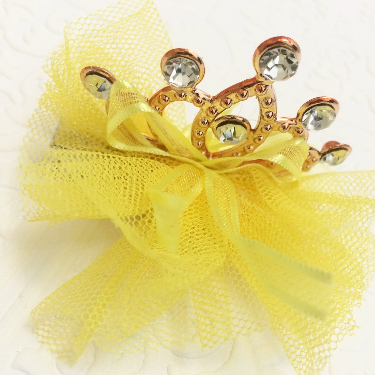 Yellow tiara, yellow crown, tiara, crown, baby tiara, baby crown ...