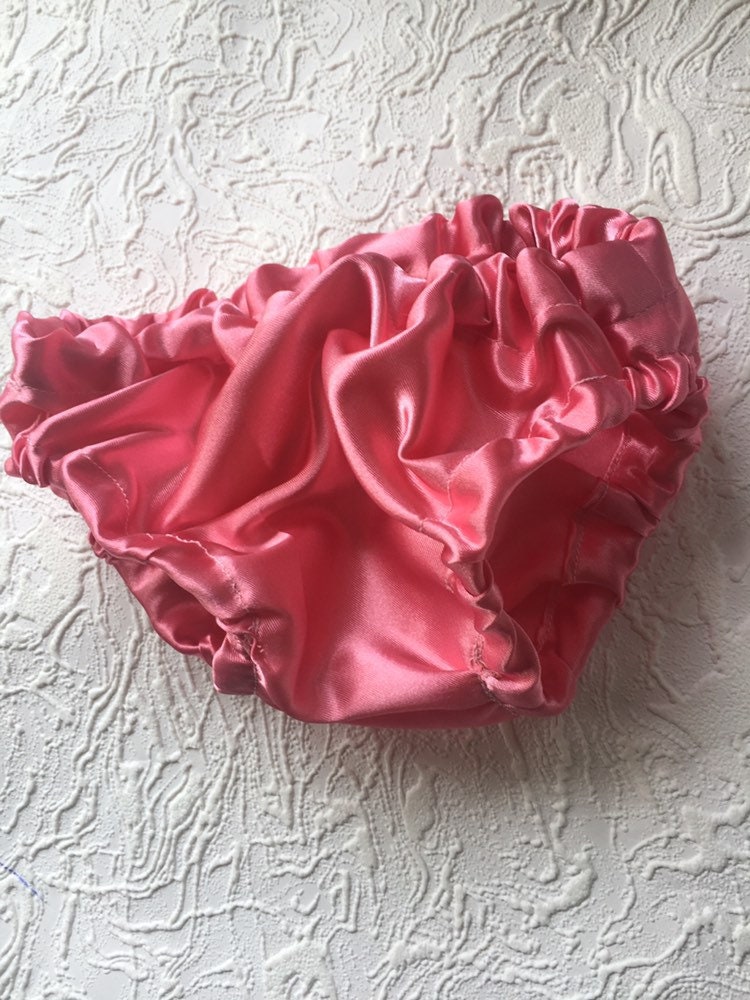 1st birthday bloomer, pink bloomer, satin pink bloomer, birthday ...