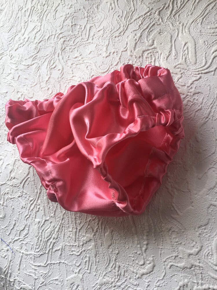 1st birthday bloomer, pink bloomer, satin pink bloomer, birthday ...