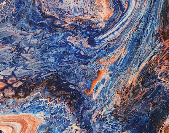 Blue Flow limited Edition Print - Etsy