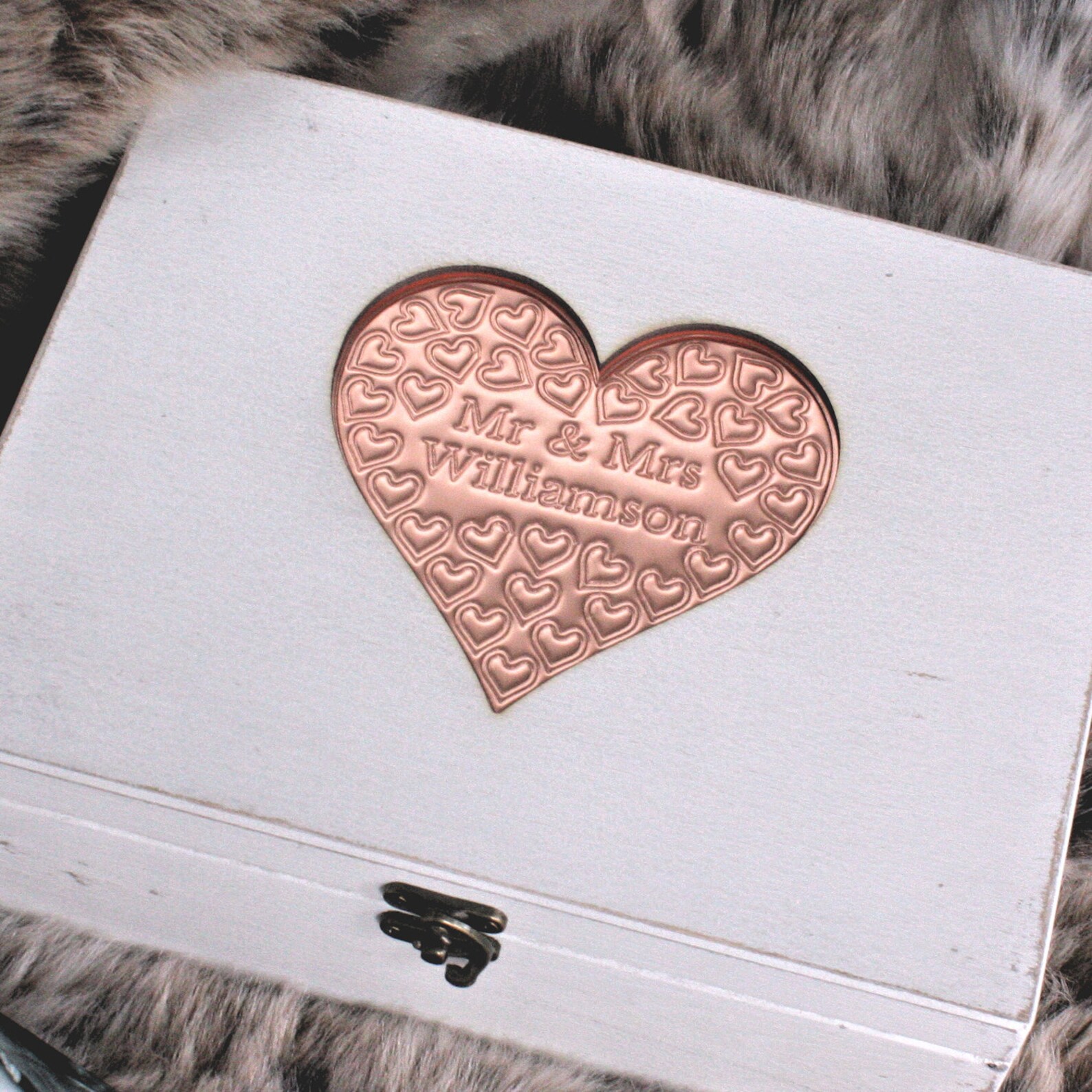 Wooden Heart Keepsake Box Personalised Wedding Memory Box - Etsy