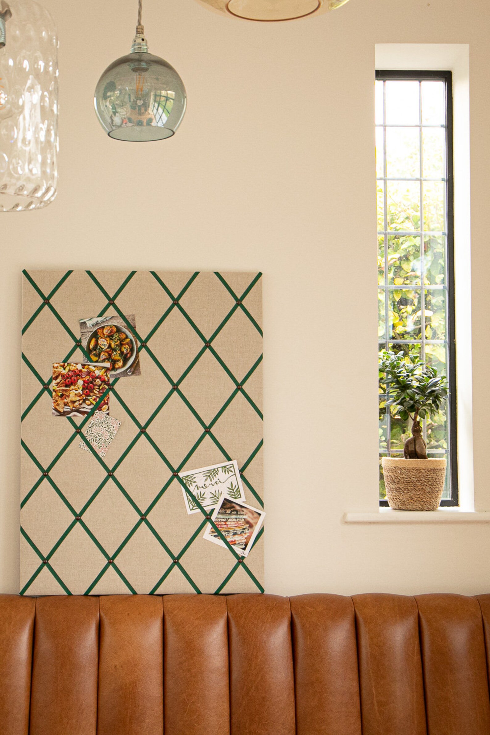 Natural Linen Fabric Notice Board many Different Coloured - Etsy UK