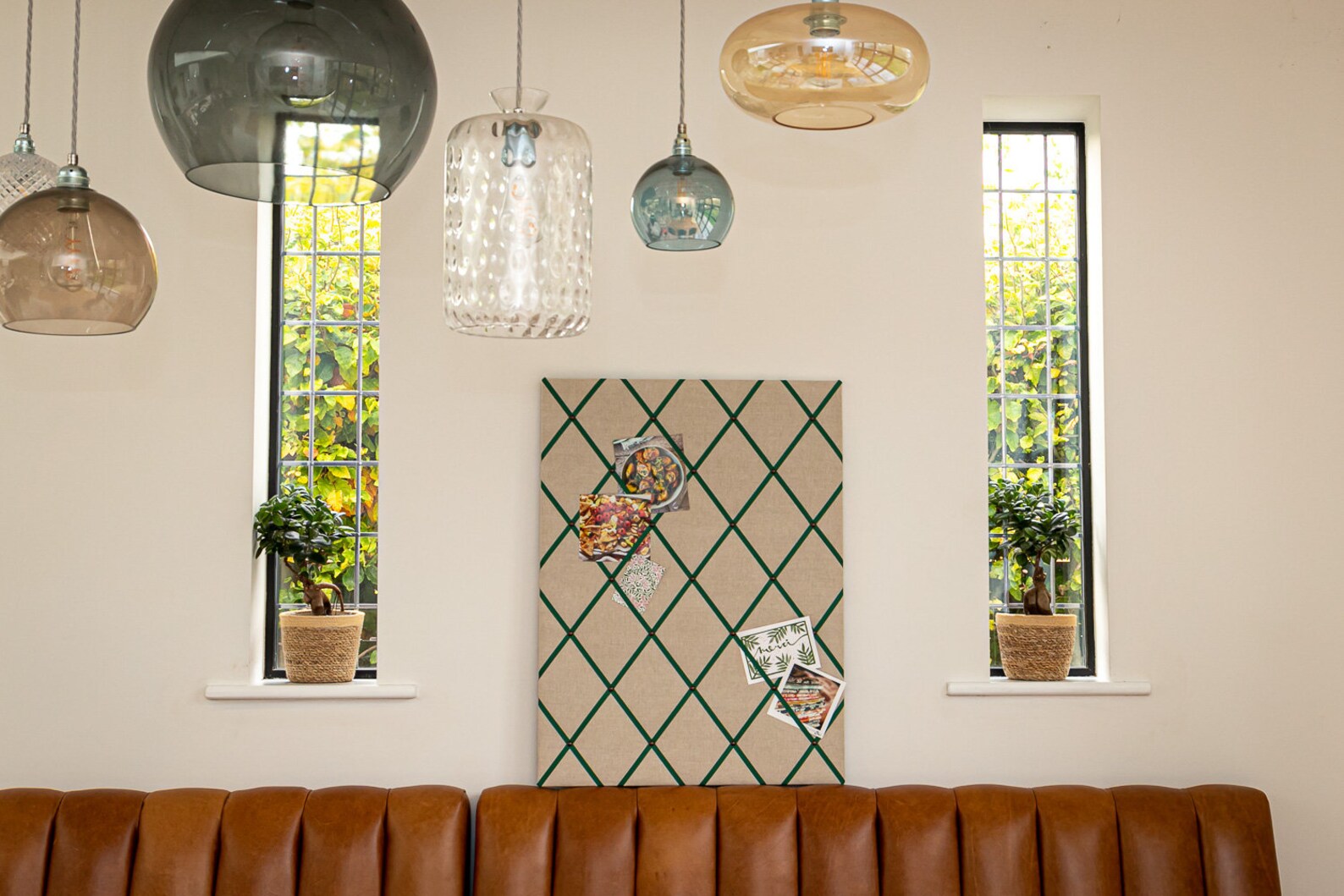 Natural Linen Fabric Notice Board many Different Coloured - Etsy UK