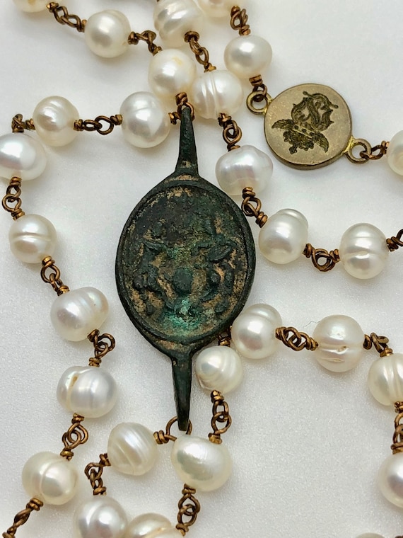 Collar de la Santísima Trinidad Española Lariat collar - Etsy España