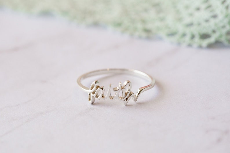 Faith Ring Sterling Silver Faith Ring Christian Ring - Etsy