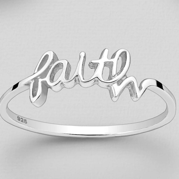 Faith Ring - Etsy