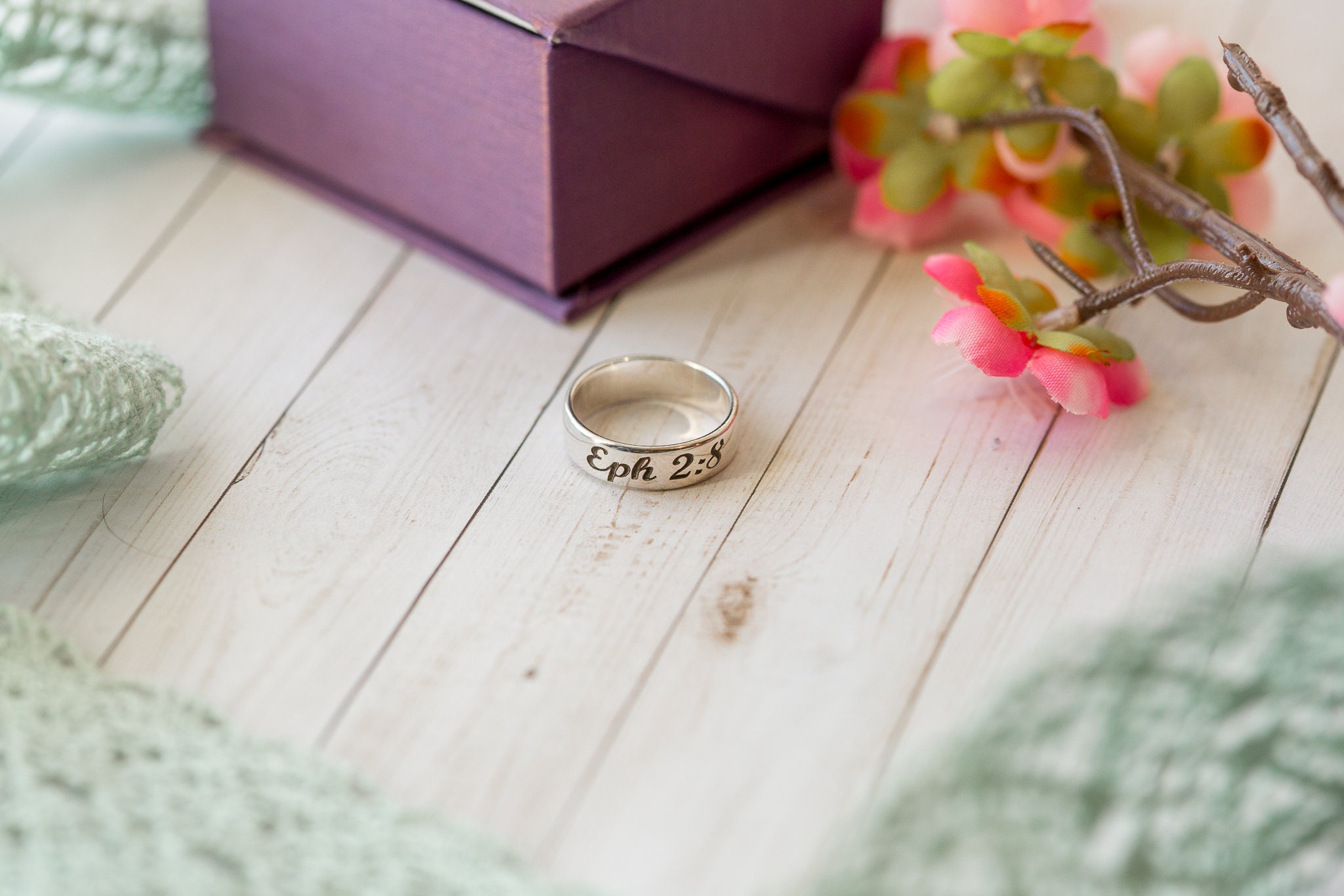 Christian Ring Scripture Ring Saved Ring Spiritual Jewelry | Etsy