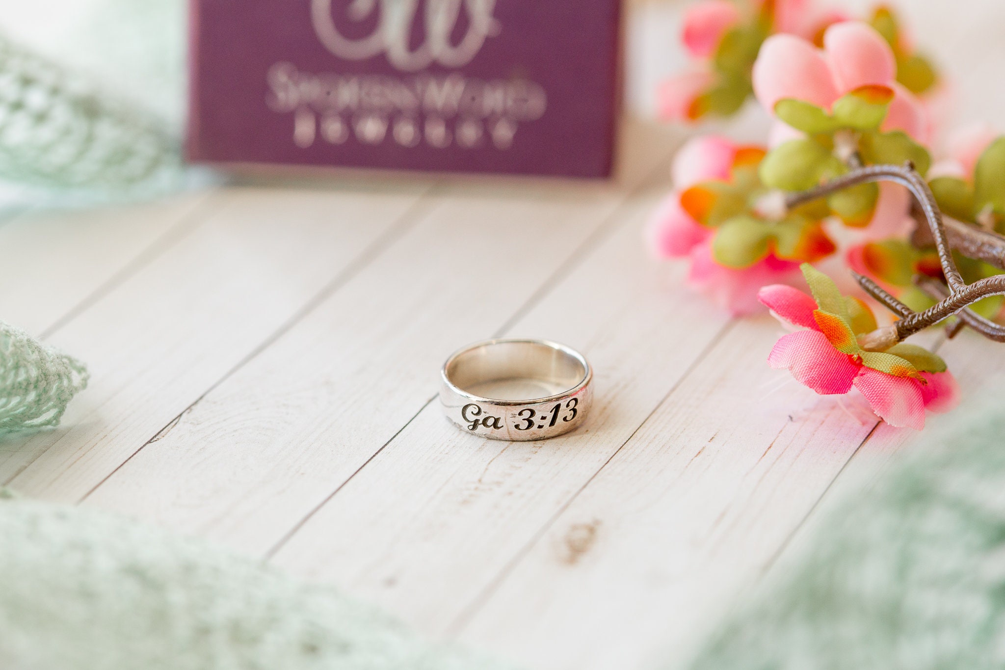 Christian Ring Scripture Ring Redeemed Christian Necklace | Etsy