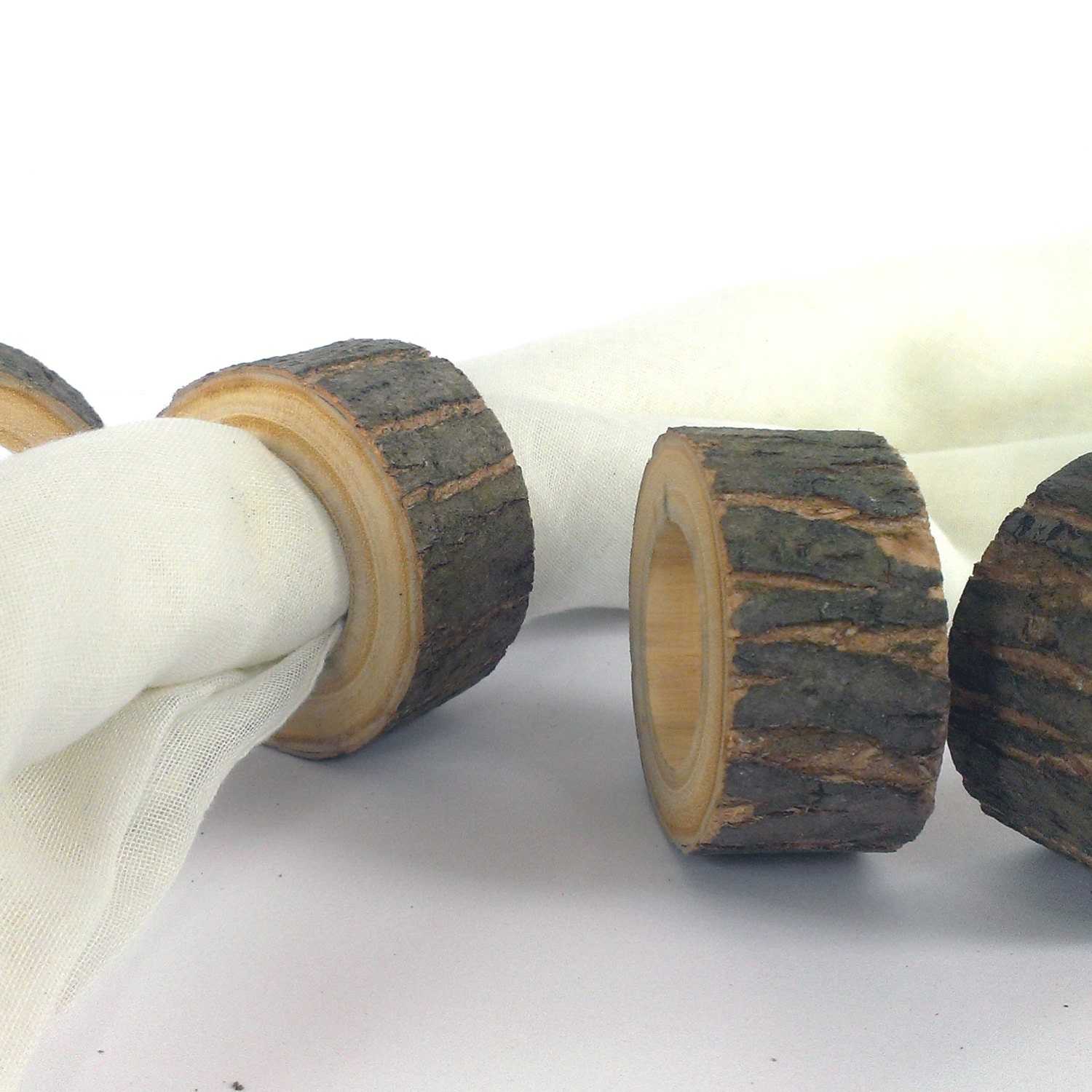 Rustic Napkin Rings 8 Pcs Holders Wedding Napkin Holder - Etsy UK