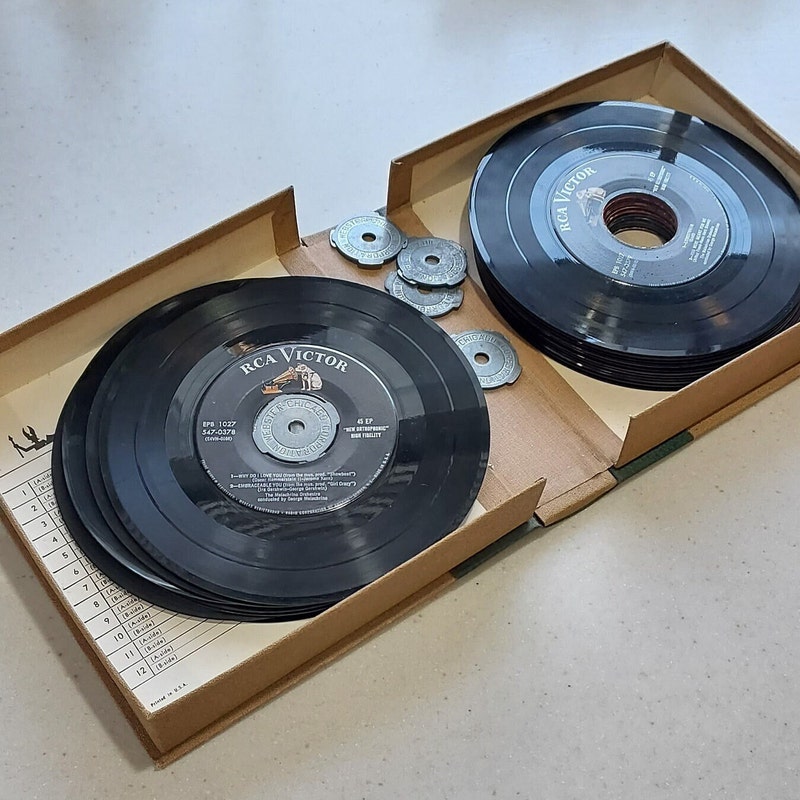 45 Record Box - Etsy