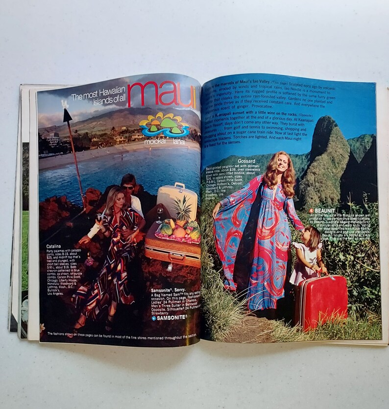 1975 GLAMOUR Vintage Magazine - Etsy