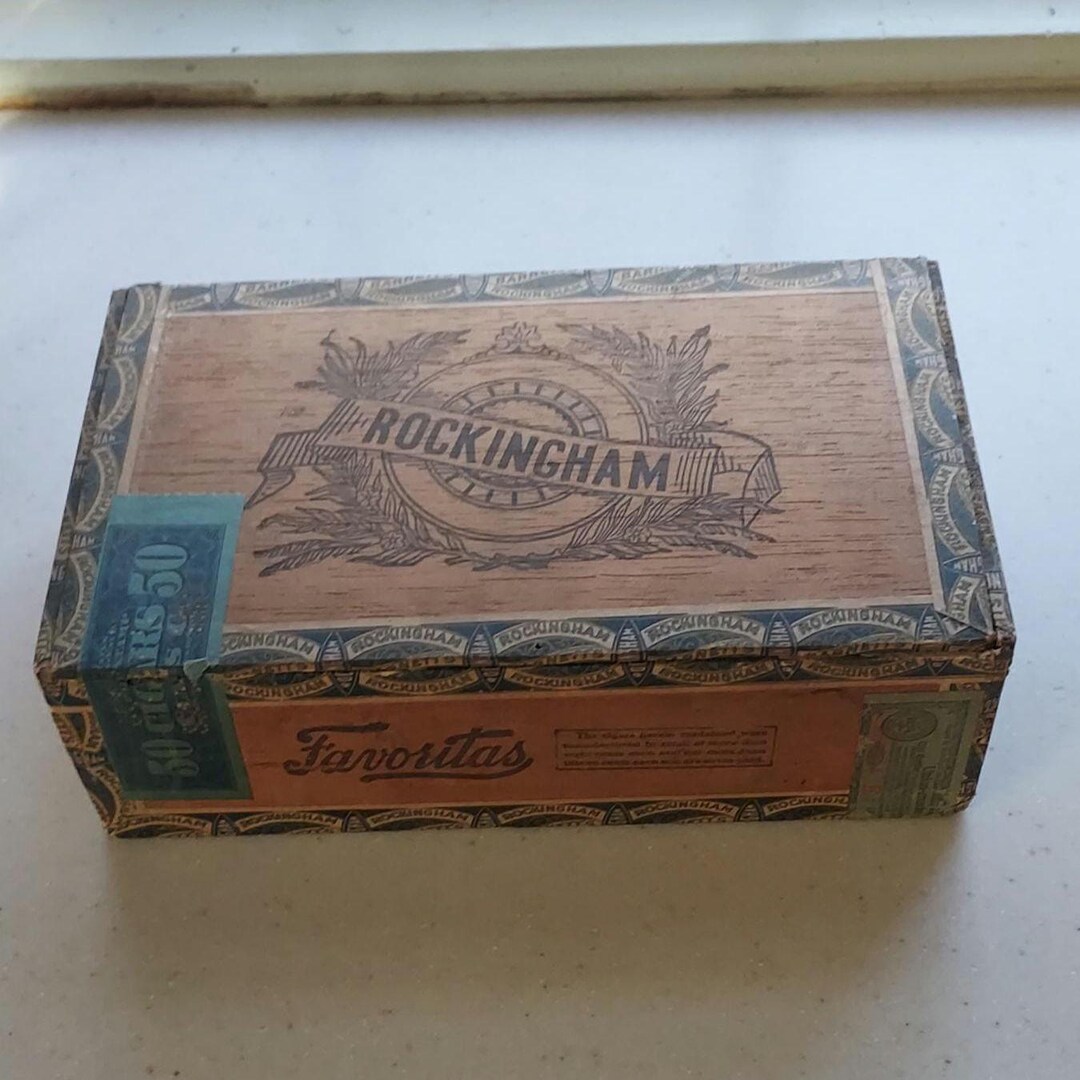 Vintage Cigar Box, Wooden Cigar Box - Etsy