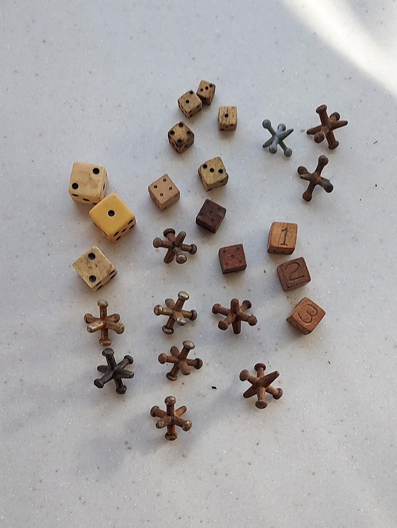 Antique Toys, Dice, Jax, Number Cubes - Etsy