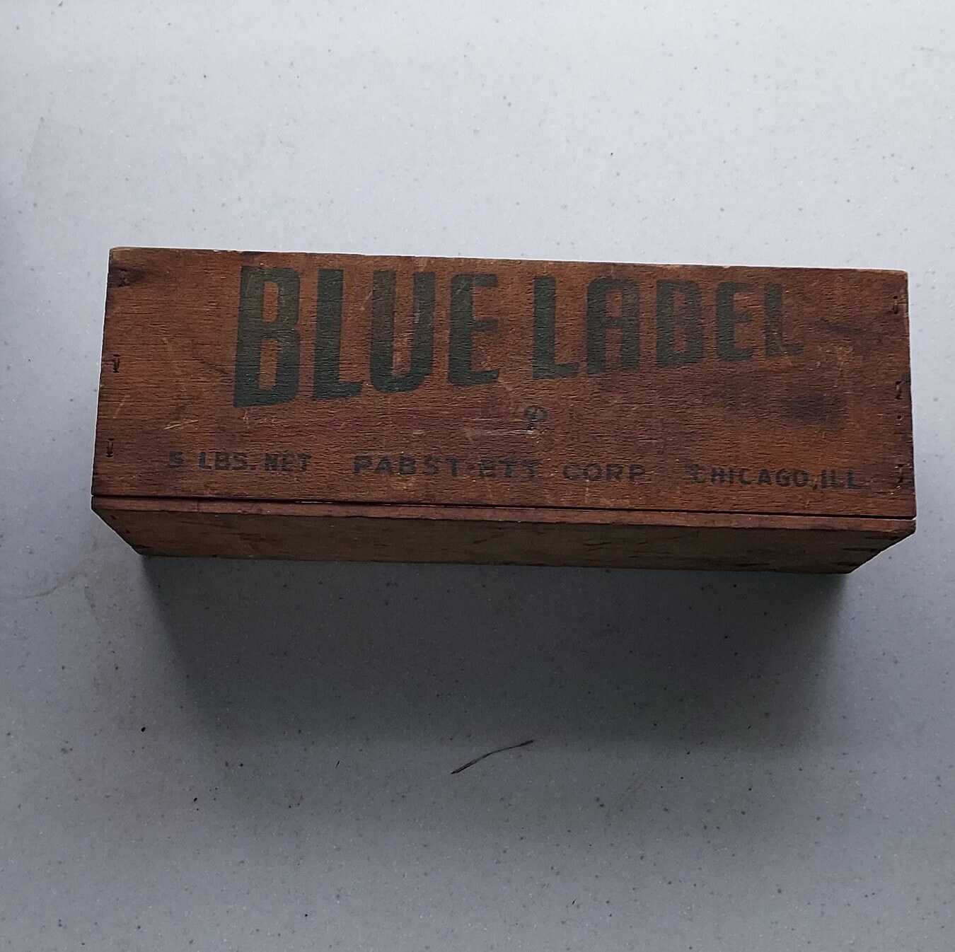 Blue Label Wooden Cheese Box - Etsy