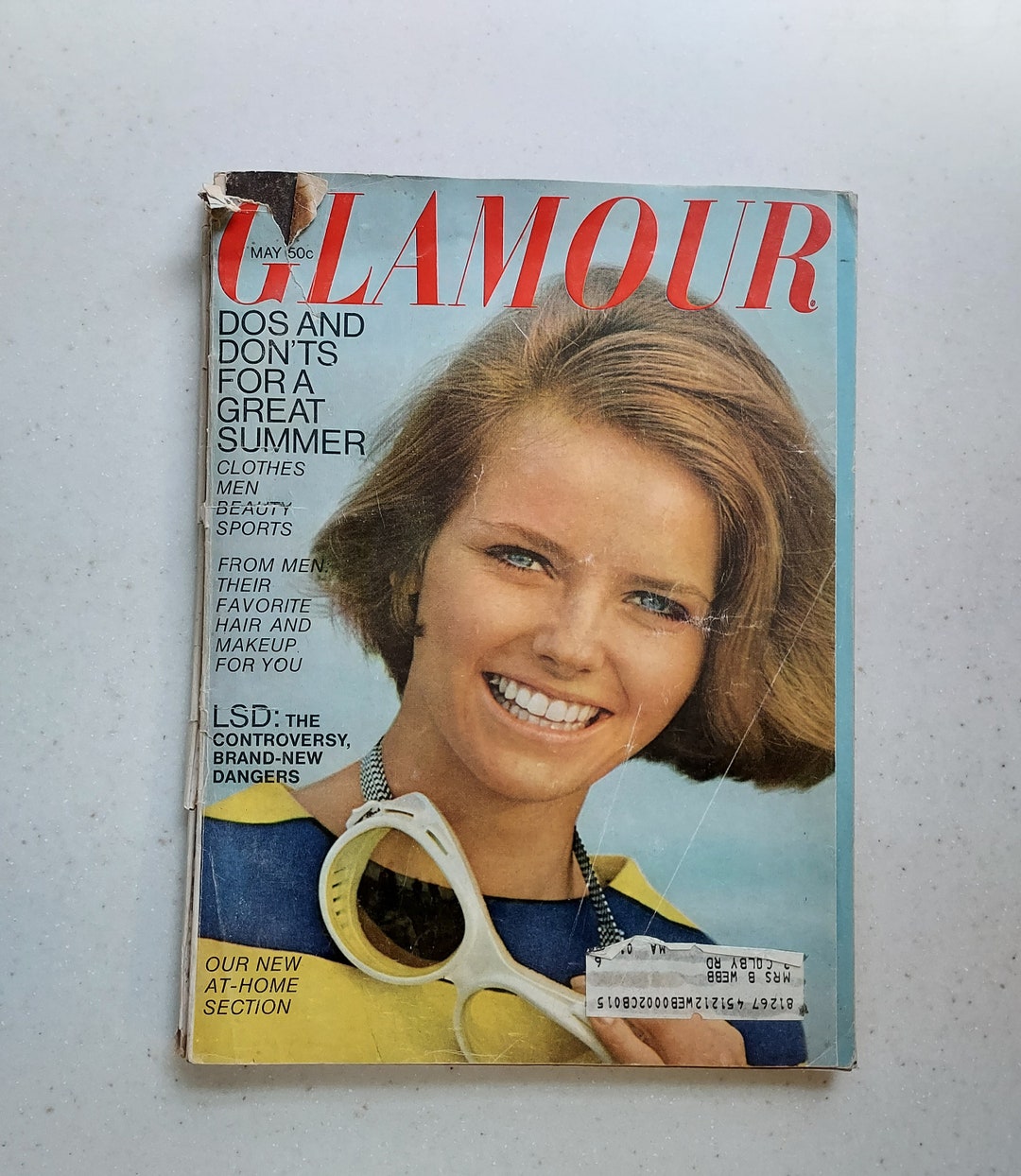 1967 GLAMOUR Vintage Magazine - Etsy