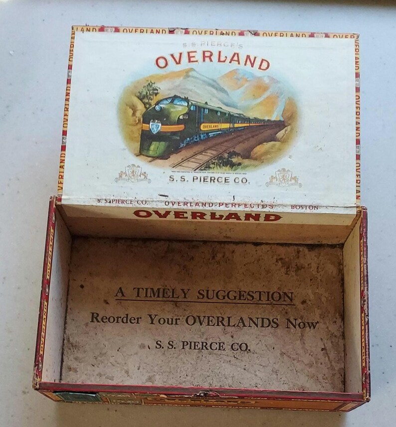 Vintage Cigar Box, Wooden Cigar Box - Etsy
