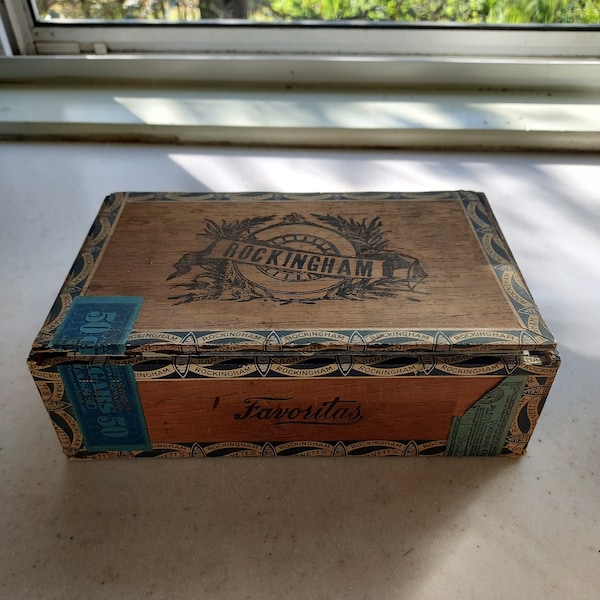 Wooden Cigar Box - Etsy