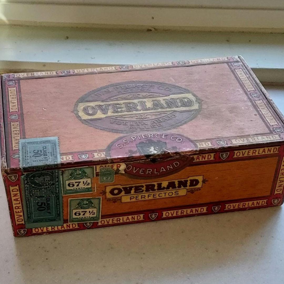 Vintage Cigar Box, Wooden Cigar Box - Etsy