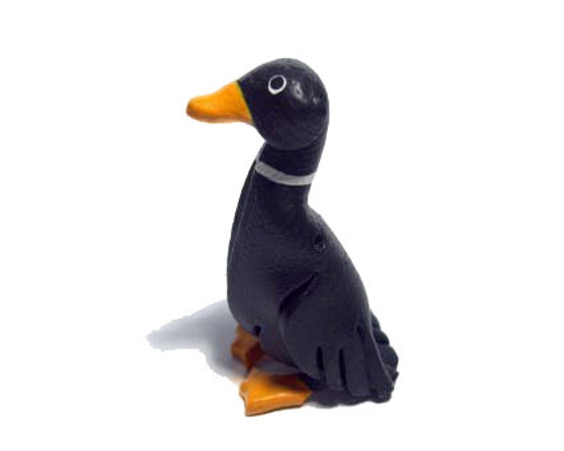 Personalized Leather Duck Keyring, Animal Keychain - Etsy