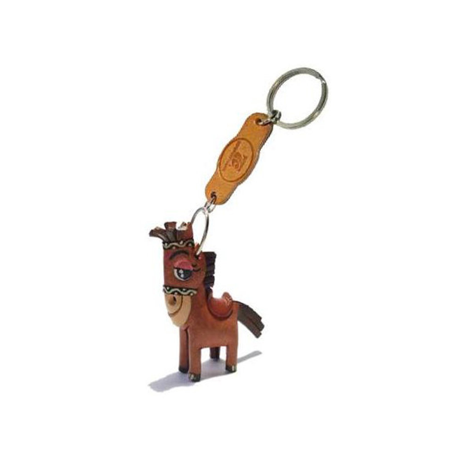 Personalised Donkey Keyring, Leather Animal Keychain, Personalized Key ...