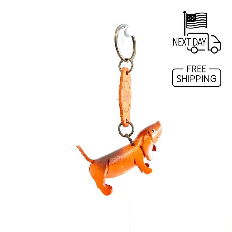 Leather Keyring - Etsy