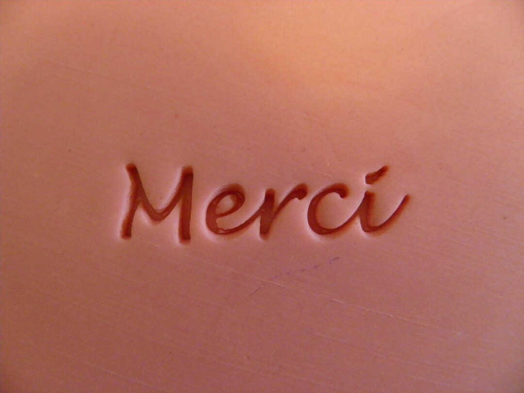 Merci Stamp Timbre Multi Use - Etsy