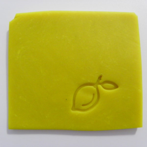 Lemon Rubber Stamp - Etsy