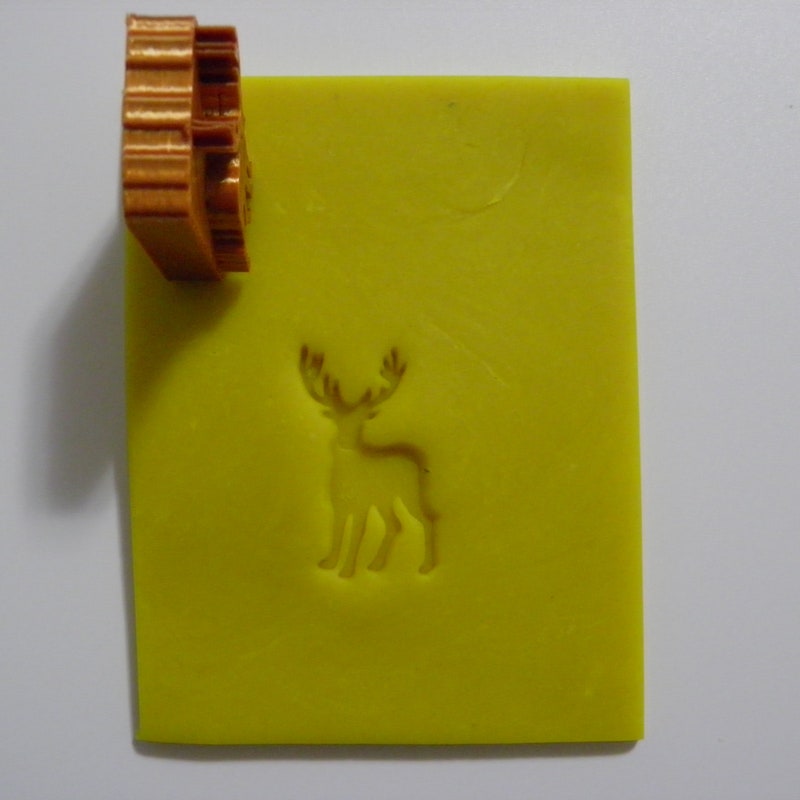 Deer Head Stamp - Etsy