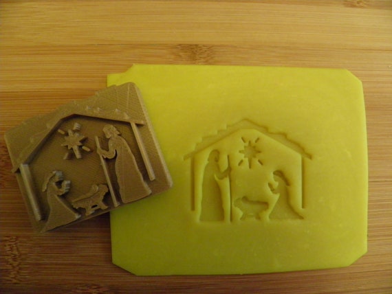 Nativity Scene Stamp for Soap Pottery Polymer Clay and More | Etsy