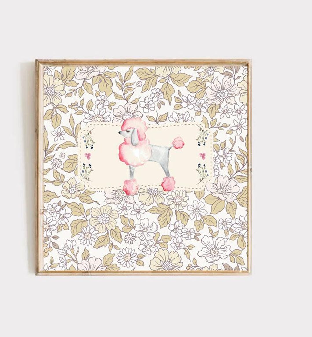 Square DIGITAL Download, Printable, Art Print, DIY Print, Vintage Pink ...