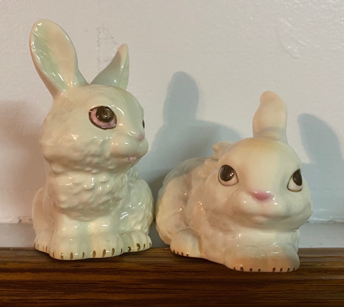 Vintage 1950s Goebel Pair of Bunny Rabbits West Germany - Etsy